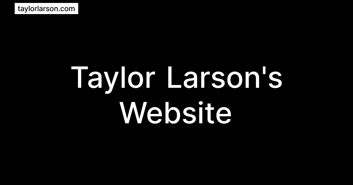 Taylor Larson